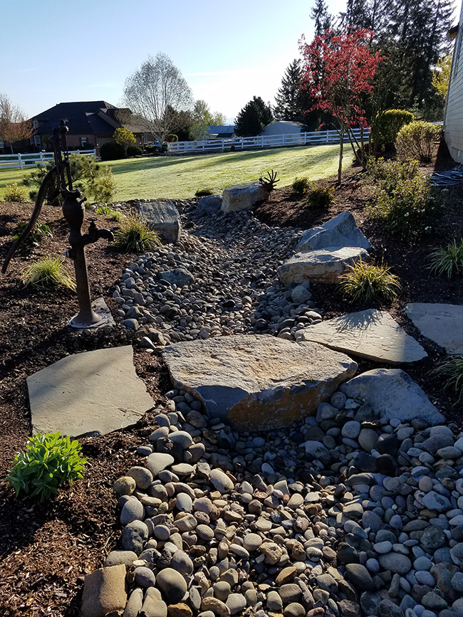 Dry Streambeds for Nature-Inspired Landscapes - Portland Landscaping ...